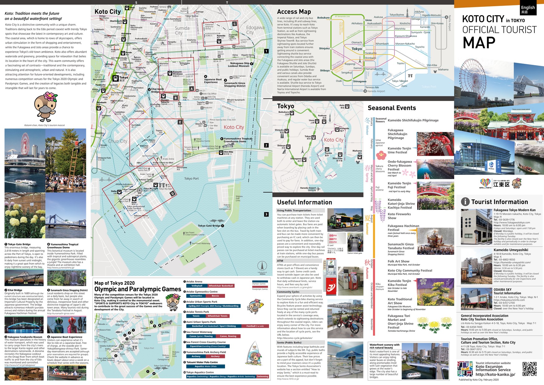 2003_KOTO_CITY_OFFICIAL_TOURIST_MAP_EN
